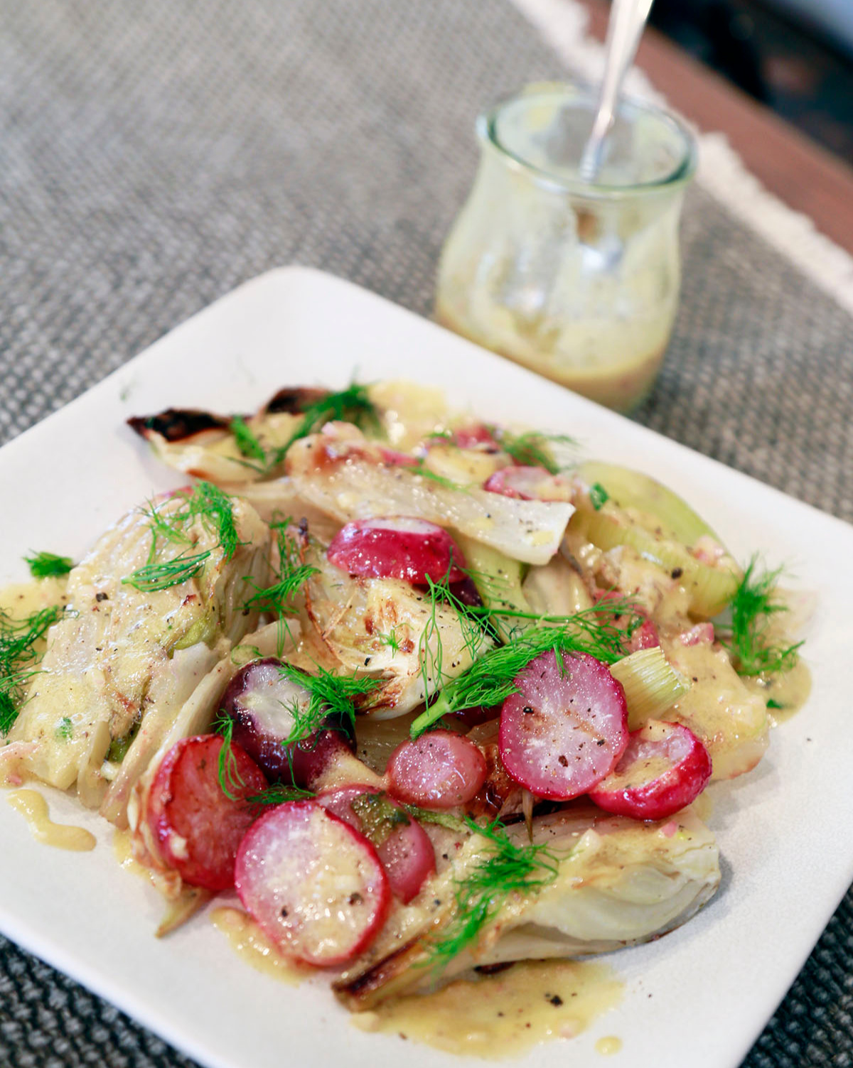 Roasted Fennel, Radish & Leeks - The Ravenous Bunny